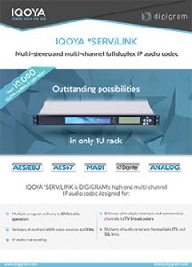 IQOYA X/LINK Range - Audio Over IP codecs for broadcasters | Audio Digigram